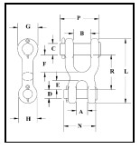 Double and Twin Clevis Links - American Rigging and Supply